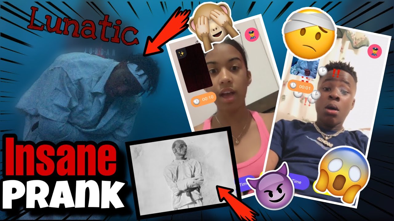 SCARY INSANE LUNATIC PRANK ON MONKEY APP!👹🙈 (TRY NOT TO JUMP!) - YouTube