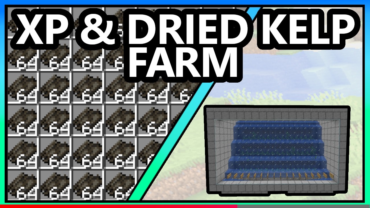 🔥 ULTIMATE Minecraft XP Farm + Dried Kelp Farm Tutorial 1.21 | FASTEST ...