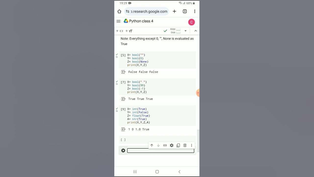 Python Class 4 Pythonforbeginners Pythonprogramming Pythontutorial