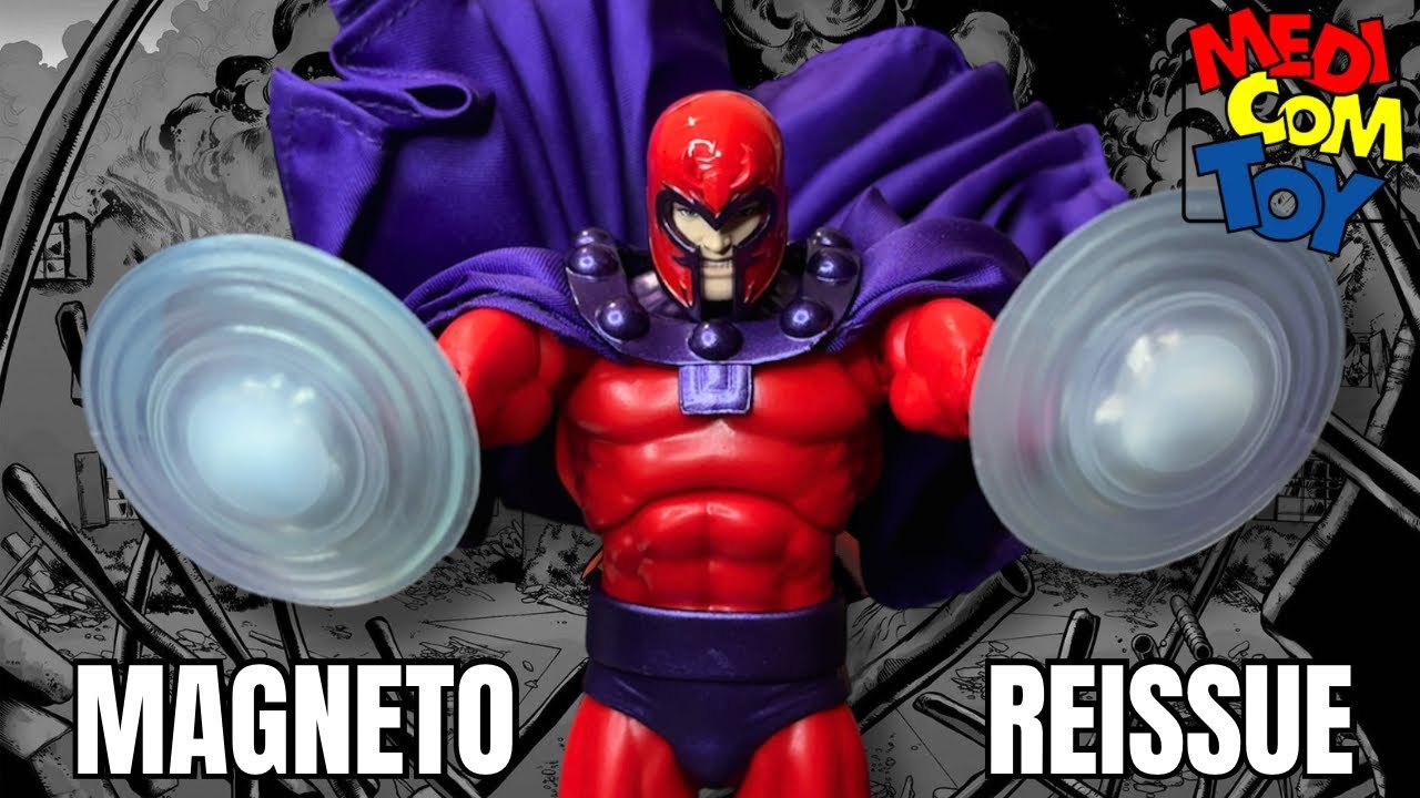 The Best 1/12 Magneto Figure! | MAFEX Magneto Comic Ver. Reissue Review ...