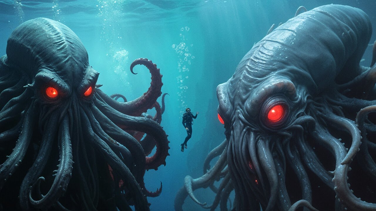 Cthulhu spotted in ocean! Ancient Underwater Creature Come Back - YouTube