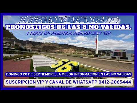 LA RINCONADA,  PRONOSTICOS (no validas) DEL DOMINGO 20 DE SEPTIEMBRE.  4 FIJOS EN LA SUSCRPCION VIP.