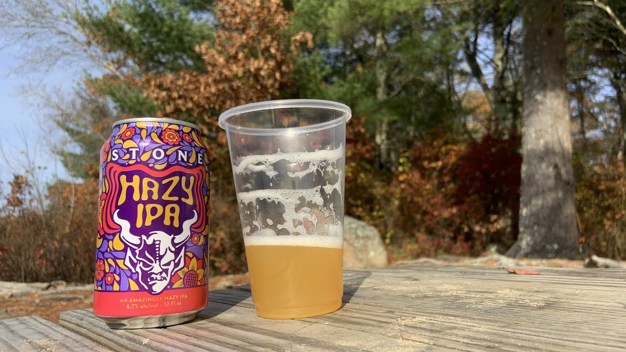Stone Hazy IPA Review - YouTube