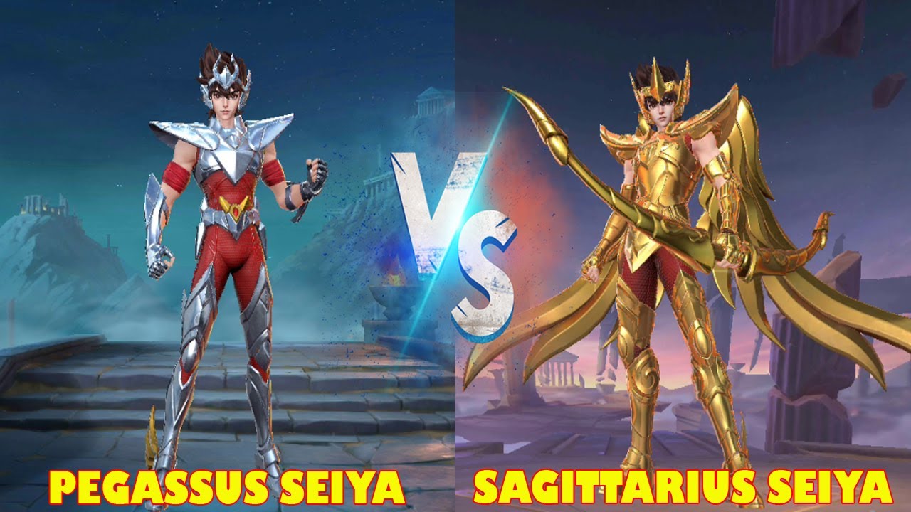 BADANG SAGITTARIUS SEIYA VS BADANG PEGASUS SEIYA MLBB - YouTube