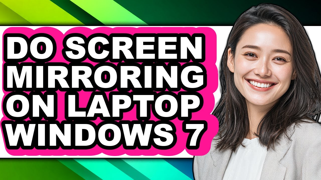 How to Do Screen Mirroring on Laptop Windows 7 (easy Method) - YouTube
