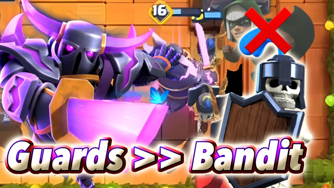 Guards is better than Bandit🤫-Clash Royale - YouTube