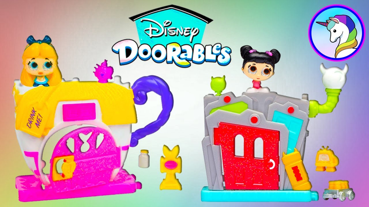DISNEY DOORABLES 😊 ABRIMOS los DORMITORIOS de ALICIA, de BOO y muchas ...