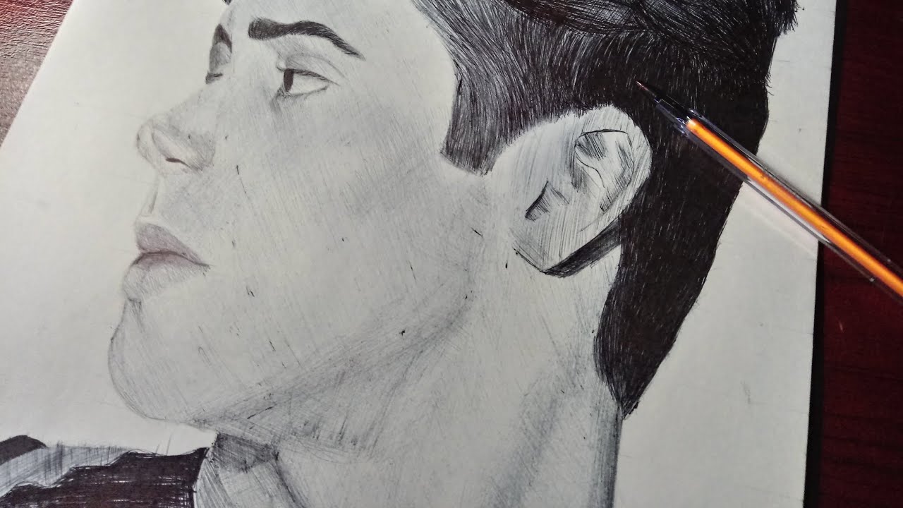 Dibujo de Franco Colapinto a lapicera/time laps\misticbujos # ...