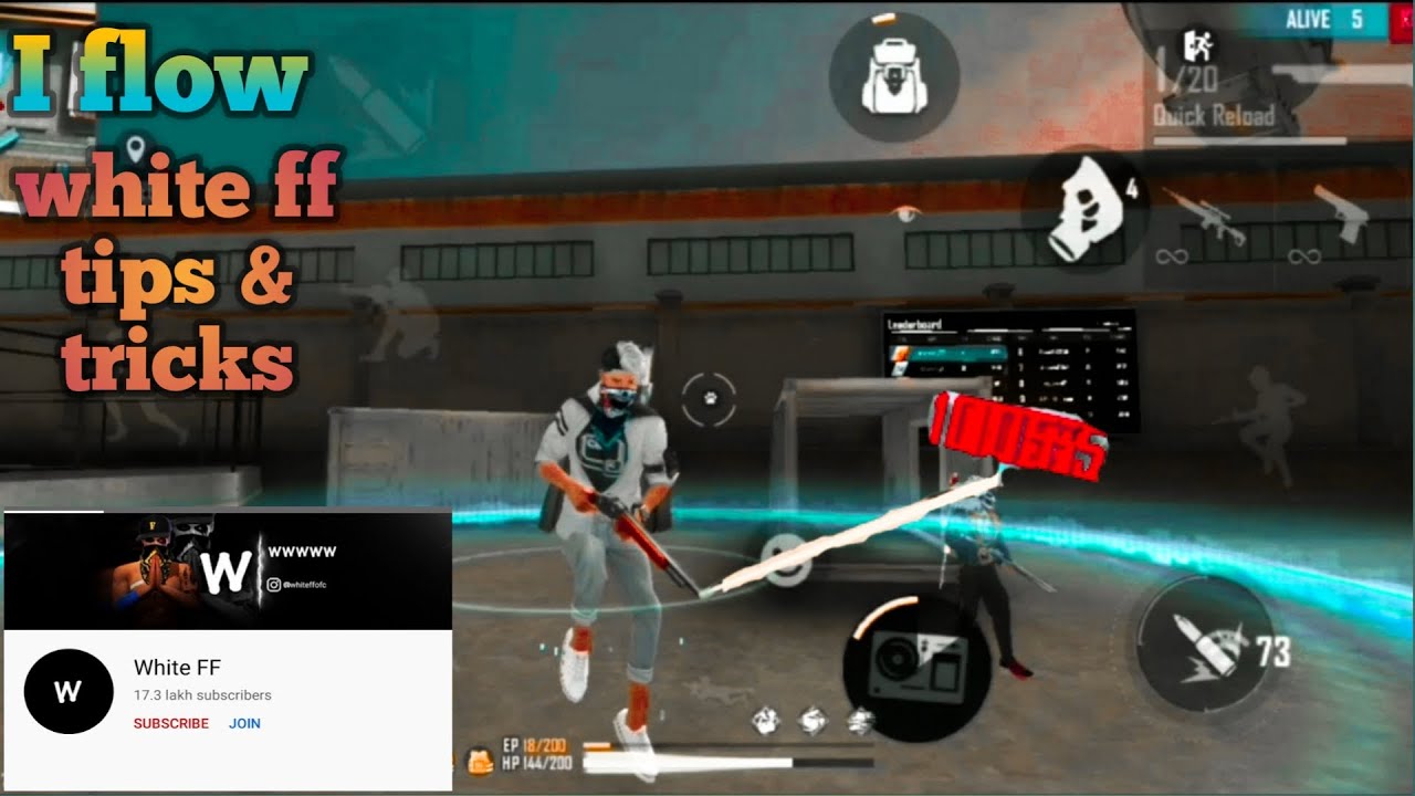 I flow white ff !! white ff tips and tricks dark tips ff tricks drag ...