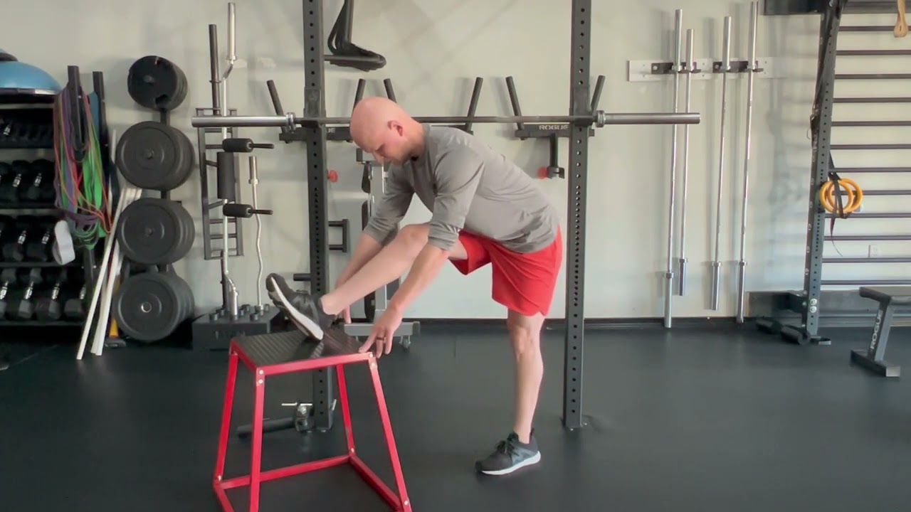 Body Weight Standing Single Leg Split Forward Bend Mobility - YouTube