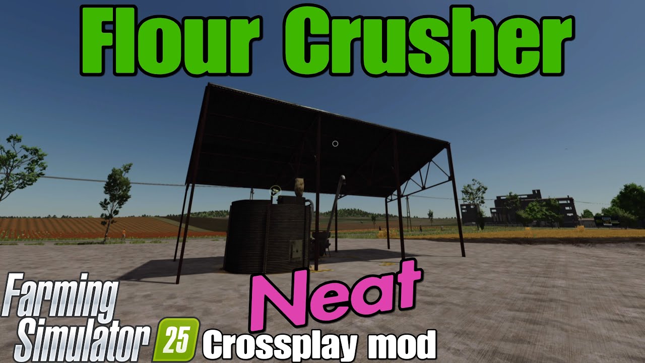 Flour Crusher / FS25 Crossplay mod - YouTube