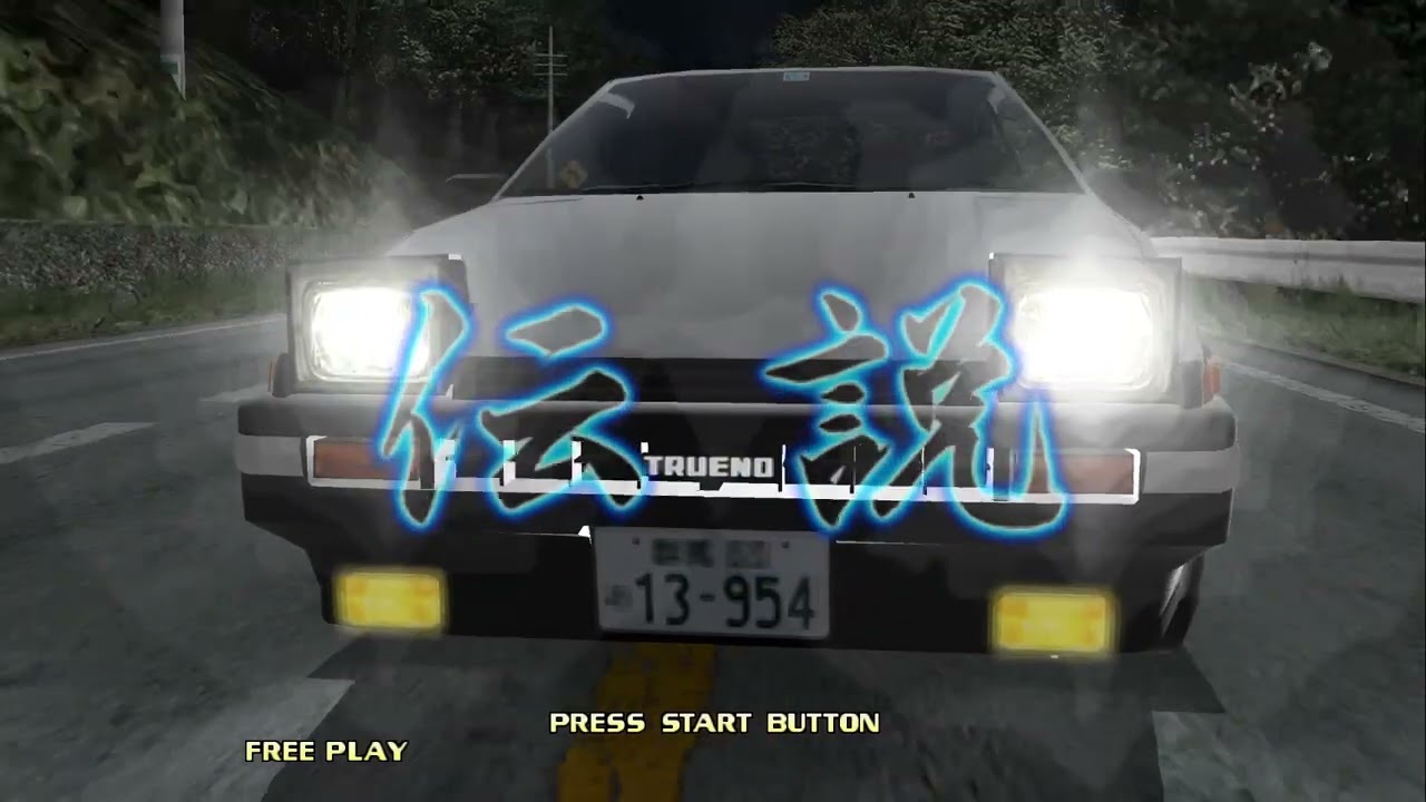 Initial D Arcade Stage 3 opening 16:9 FHD - YouTube