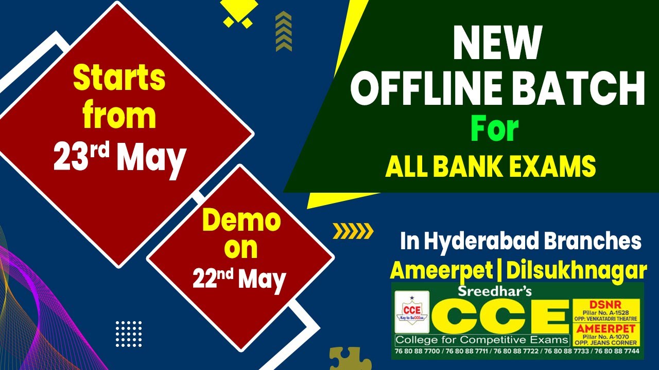 BEST BANK COACHING CENTER IN HYDERABAD TELANGANA | BANK COACHING ...