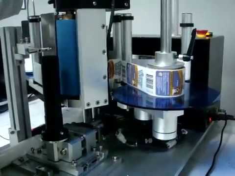 Soft Tube Label Applicator Machine , Operation Part Two - YouTube