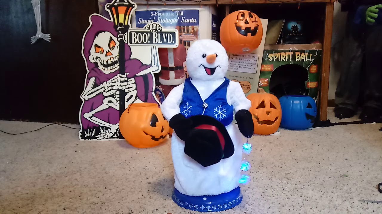 Some of my Gemmy Items with Low Batteries Compilation - YouTube