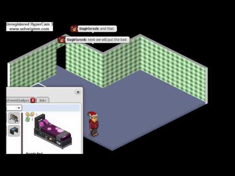 how to make a habbo bedroom - YouTube