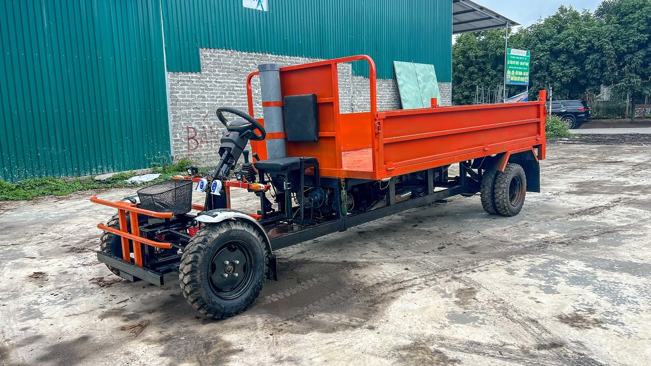 (Tự Chế Xe 4 Bánh ) Cầu Số Xe 7tạ Lốp kép kèm theo số mạnh siêu khoẻ ...