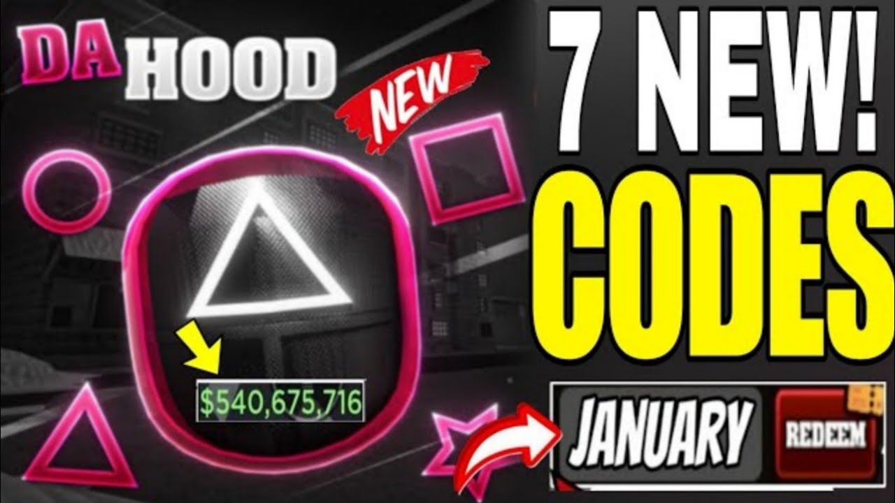 *NEW UPDATE CODES!!* DA HOOD WORKING CODES IN 2025 - DA HOOD ROBLOX ...