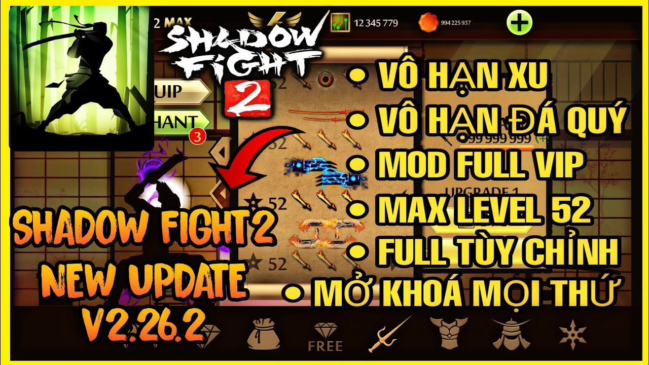Shadow Fight 2 Mod v2.26.2 Apk - Mod Full, Vô Hạn Mọi Thứ... - YouTube