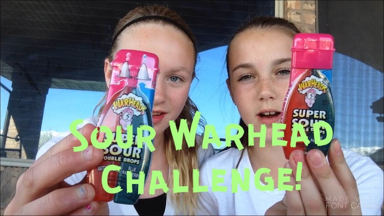 Sour Warhead Challenge! - YouTube