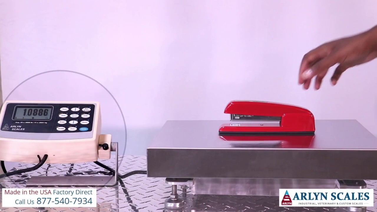 Ultra Precision Scales w/ SAW Technology | Arlyn Scales - YouTube