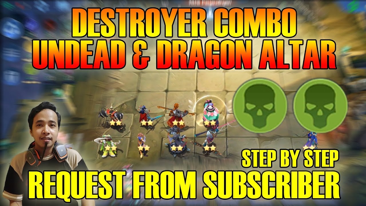 DESTROYER COMBO!! UNDEAD + DRAGON ALTAR REQUEST FROM SUBSCRIBER MAGIC CHESS MOBILE LEGENDS - YouTube