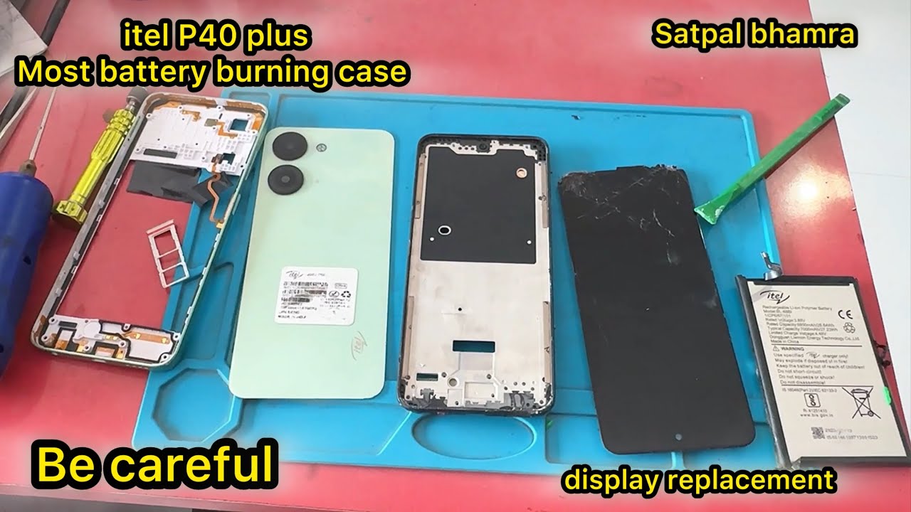 Itel p40+ ( P683L )Teardown Display Touch , Battery Replacement ...