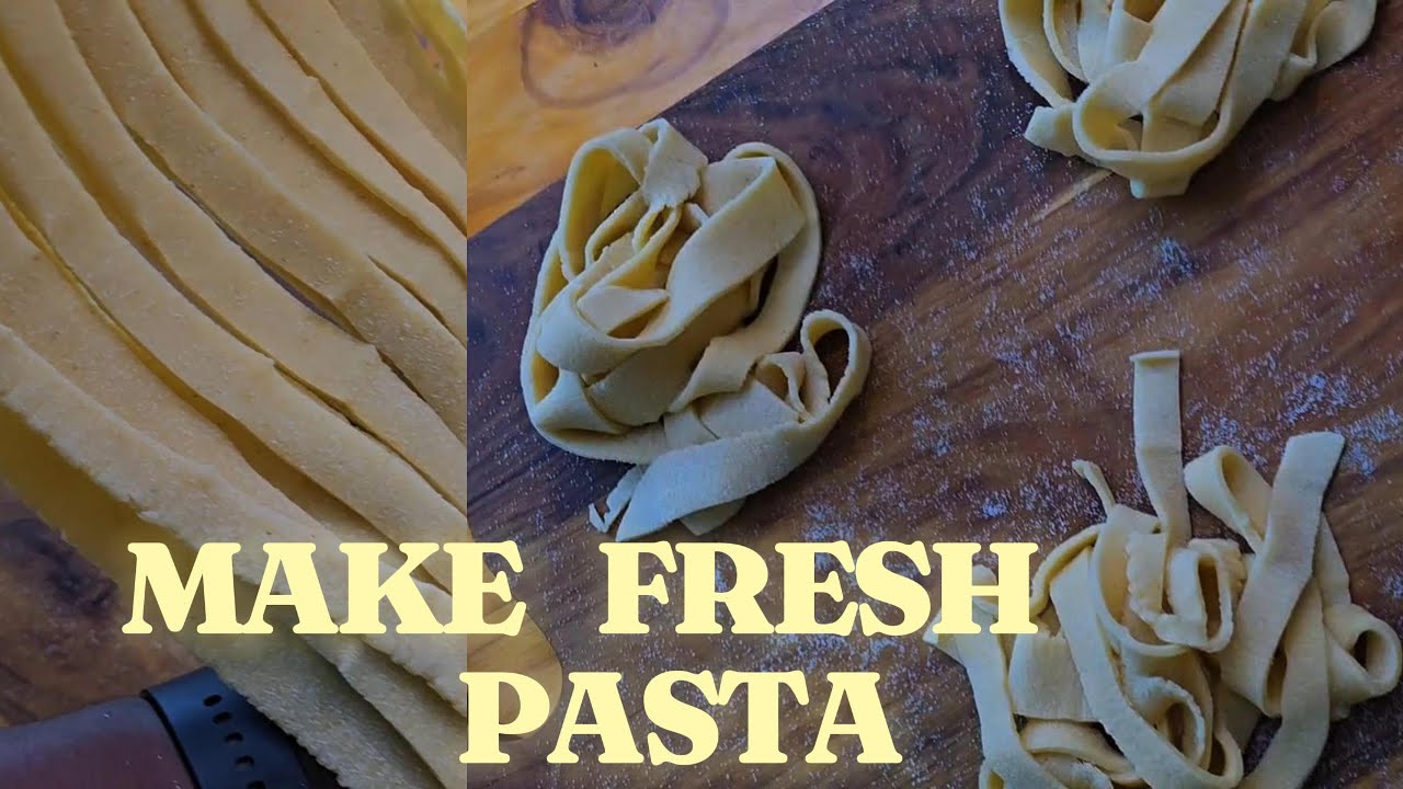 You Won't Believe How EASY it is to Make Pasta from Scratch - YouTube