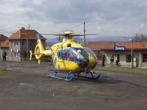 Záchranářský vrtulník DSA ,typ Eurocopter EC-135 - YouTube