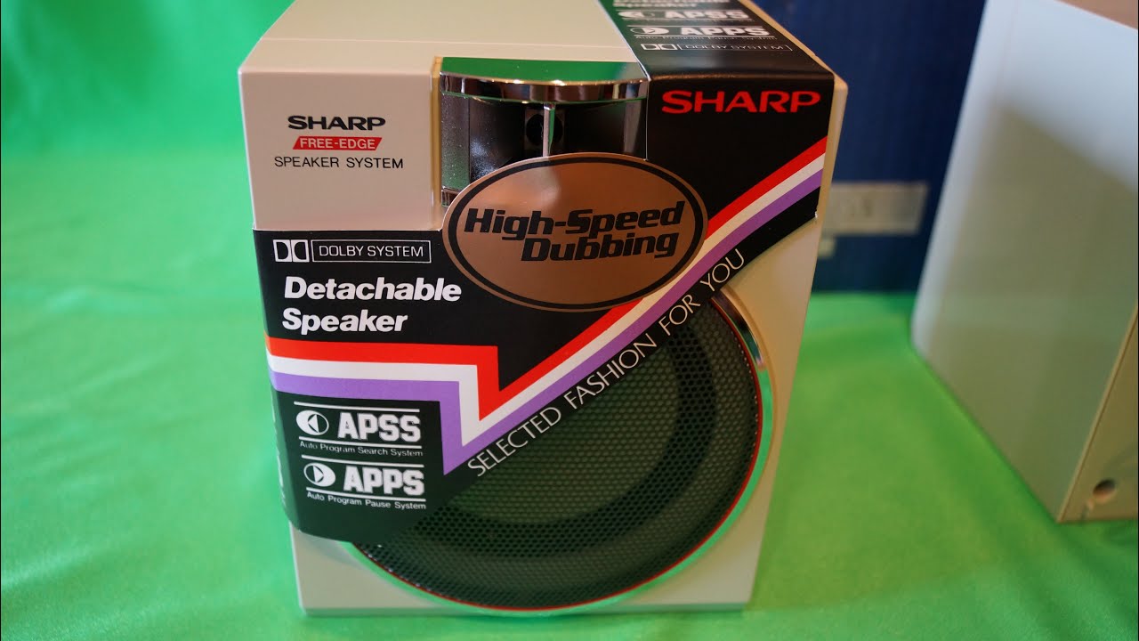 Магнитофон SHARP QT - 89 E(W) - YouTube