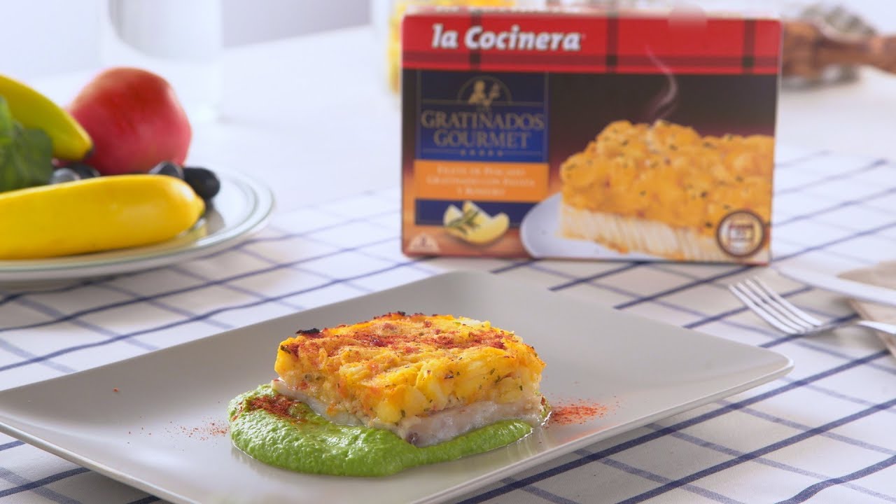 FILETE DE PESCADO GRATINADO CON PATATA - YouTube