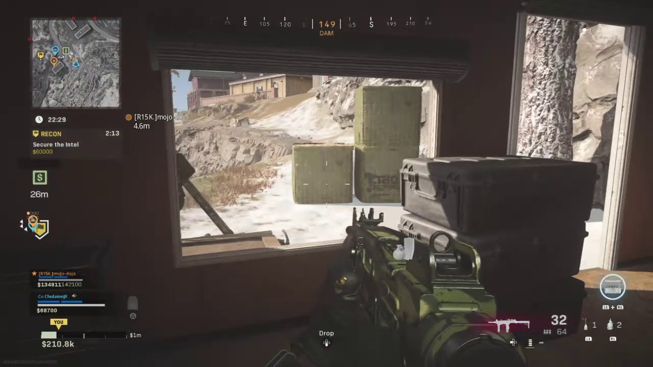Call of Duty Modern Warfare Warzone Ax50 Snipe from the sky - YouTube