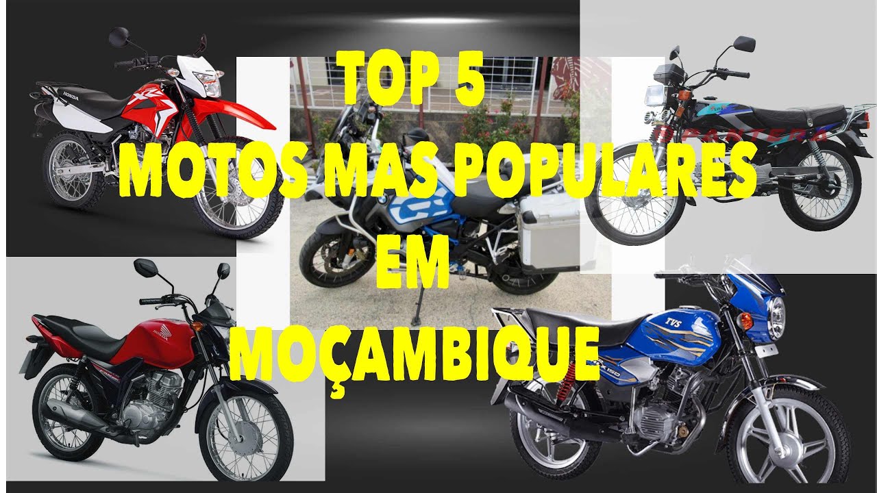 TOP 5 MOTORIZADAS MAS POPULARES EM MOÇAMBIQUE - YouTube