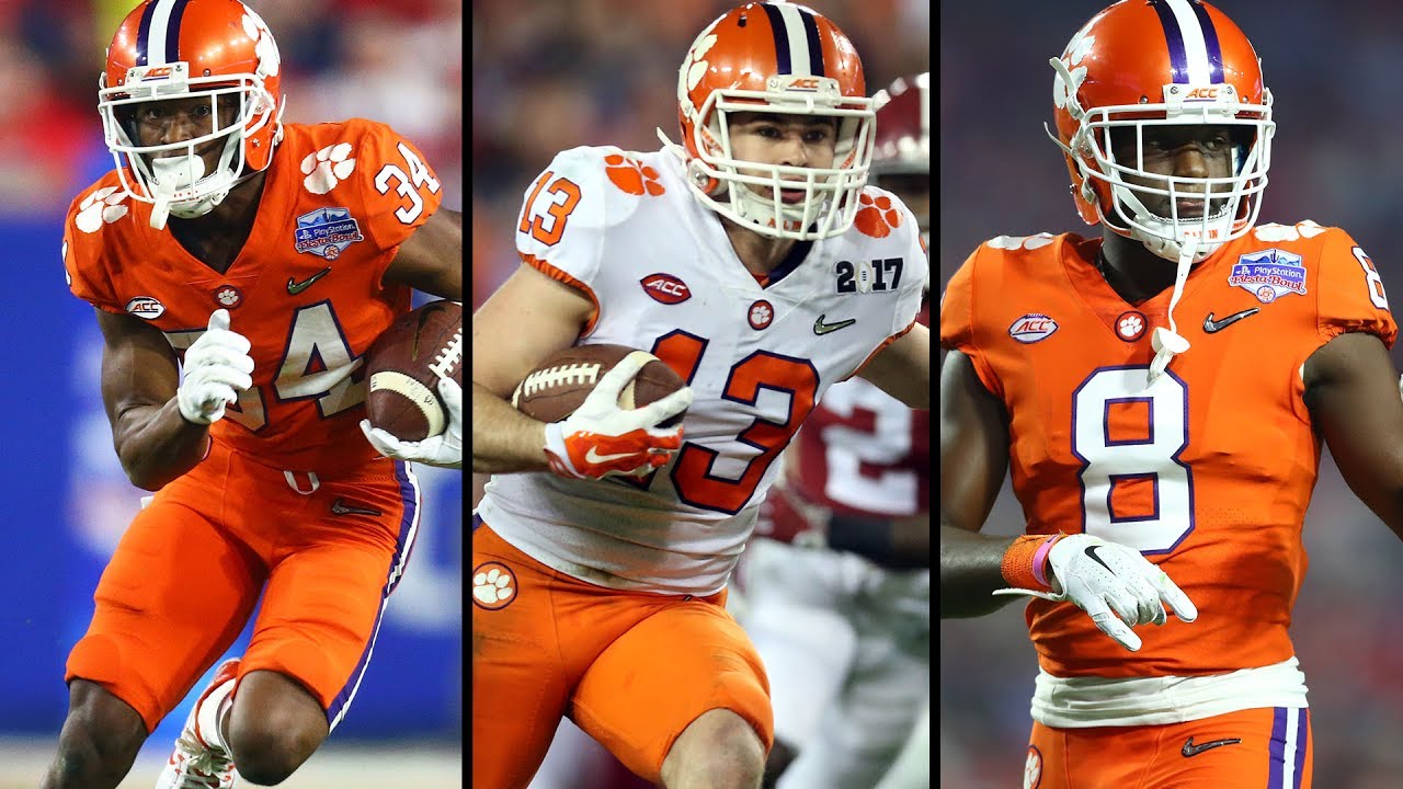 Clemson's Talented WR Corps - YouTube