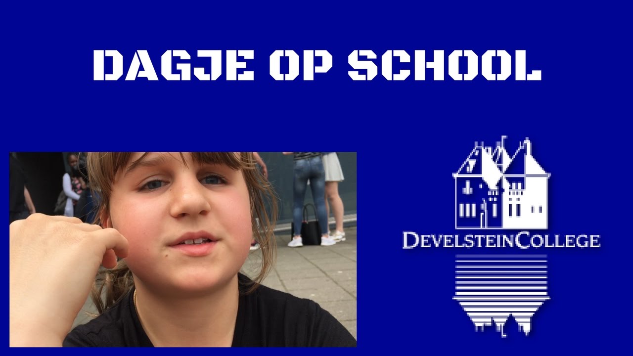 Ff chillen op mijn school het Develstein-College - YouTube