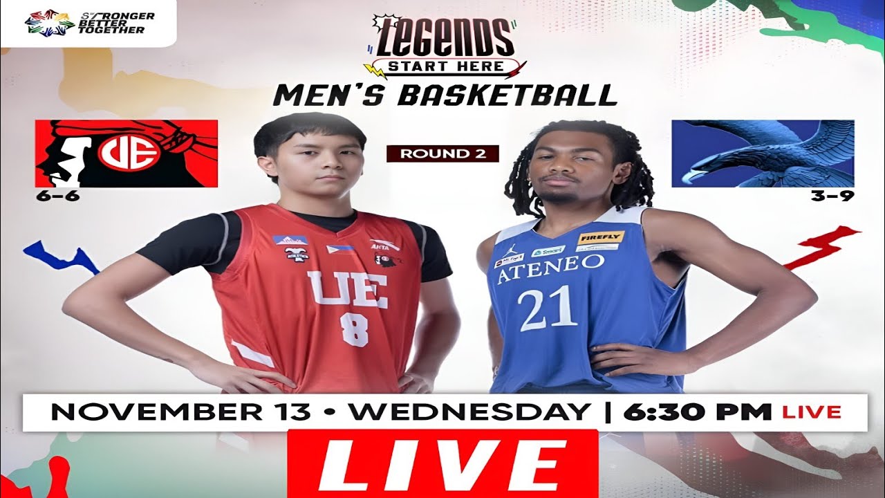 🔴 LIVE 🔴 UE RED WARRIORS vs ATENEO BLUE EAGLES | UAAP SEASON 87 | MEN'S ...