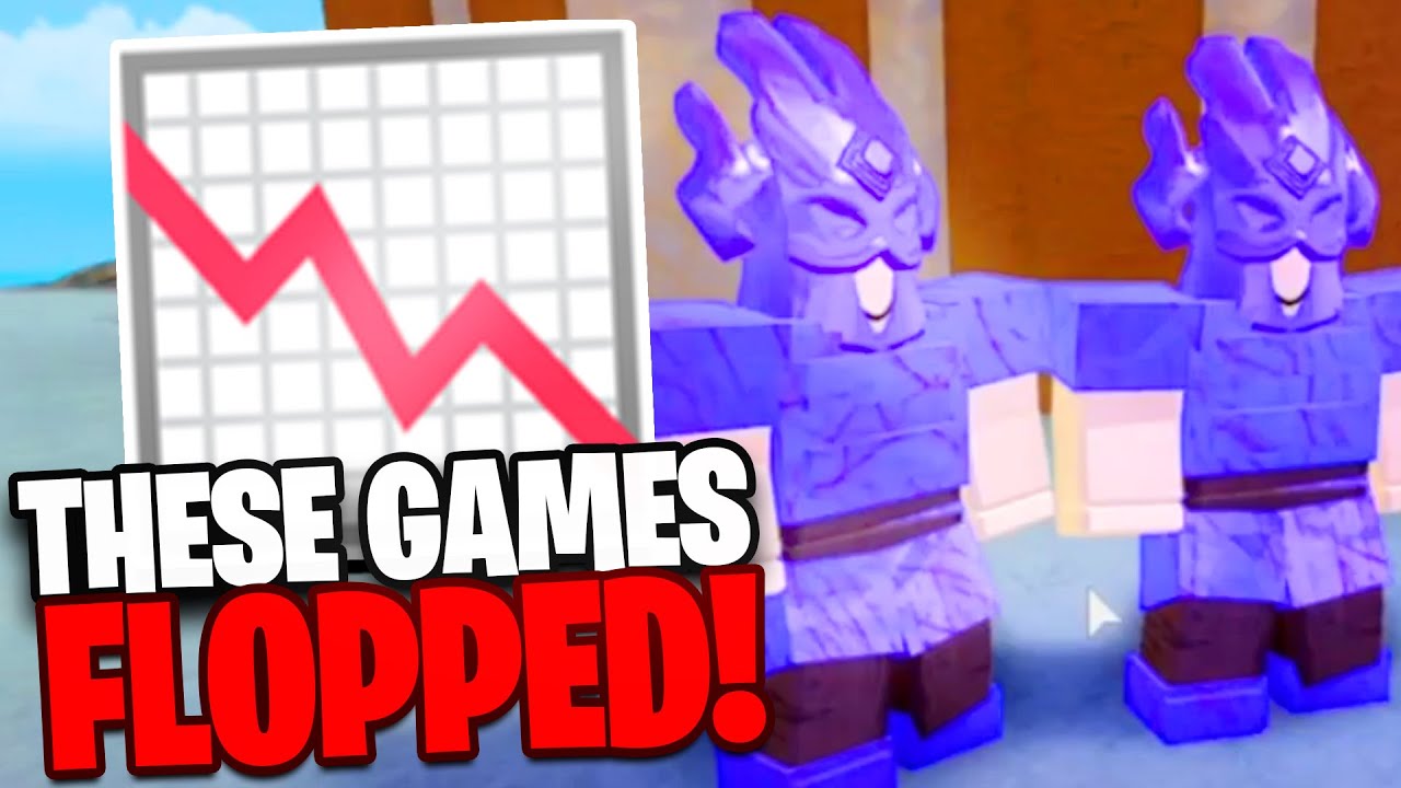 9 Biggest FLOP Roblox Games - YouTube