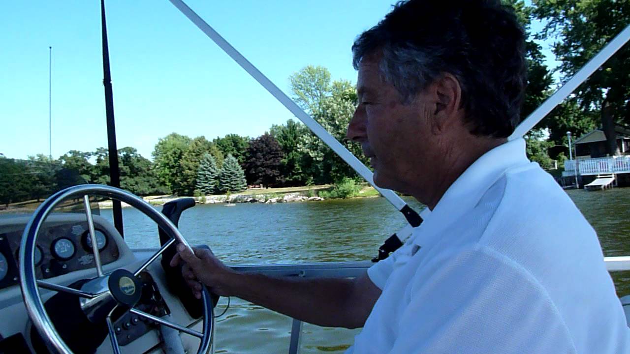 Pontoon Boat Ride on Spring Lake - Part 1 - YouTube