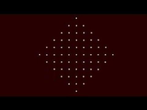 11 to 1 dots kolam rangoli for beginners 
