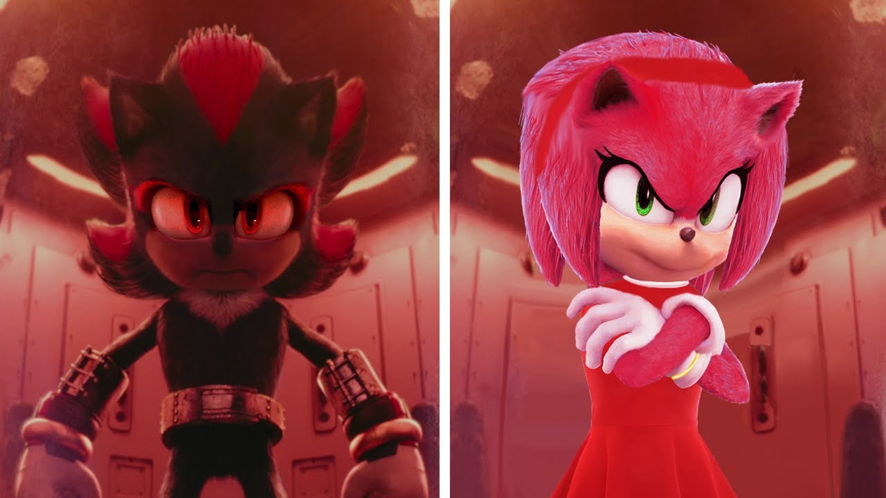 SHADOW VS AMY Sonic The Hedgehog Movie Choose Your Favorite Design For ...