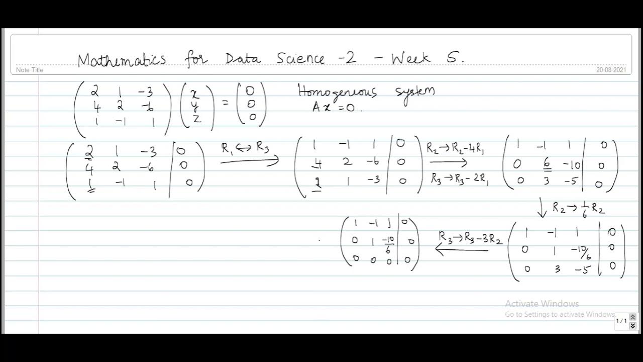 Week 5 Tutorial 07 - YouTube