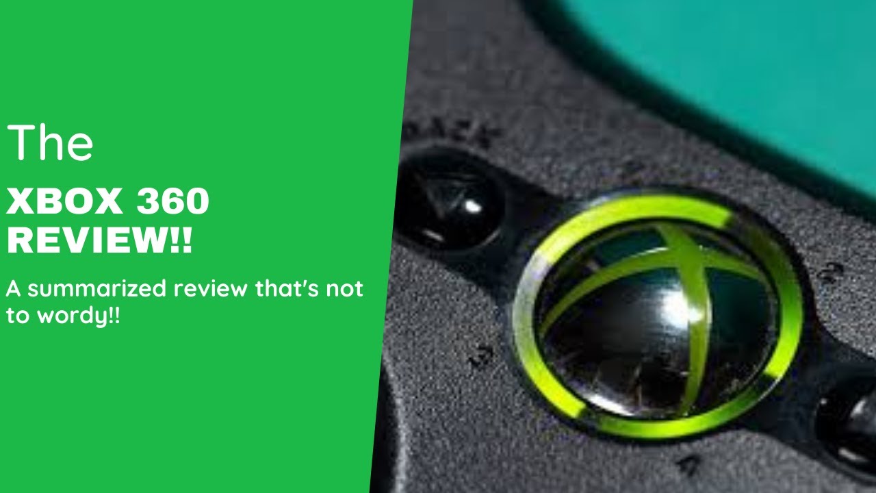 Xbox 360 review - YouTube