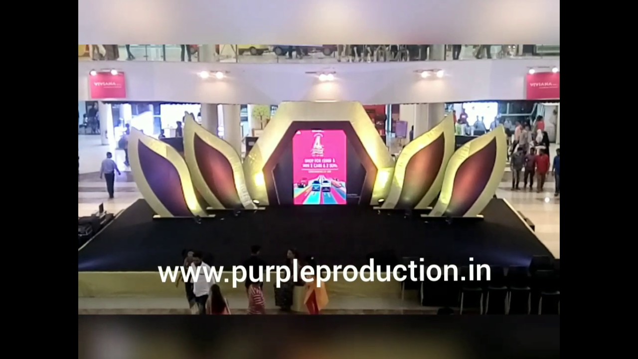 EVENT STAGE SETUP WITH LED WALL - YouTube