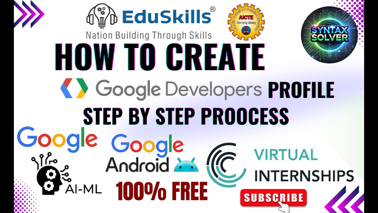How to Create Google Developer Profile | Step-by-Step Guide for ...