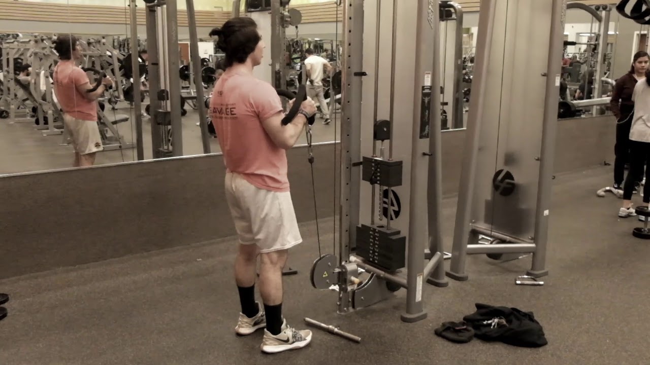 Cable Rope Curl - YouTube