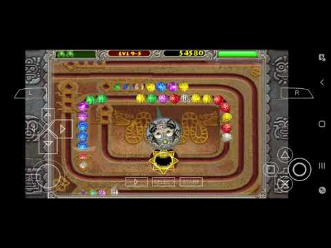 Zuma Deluxe PSP Level 9-5 Mirror Serpent - YouTube