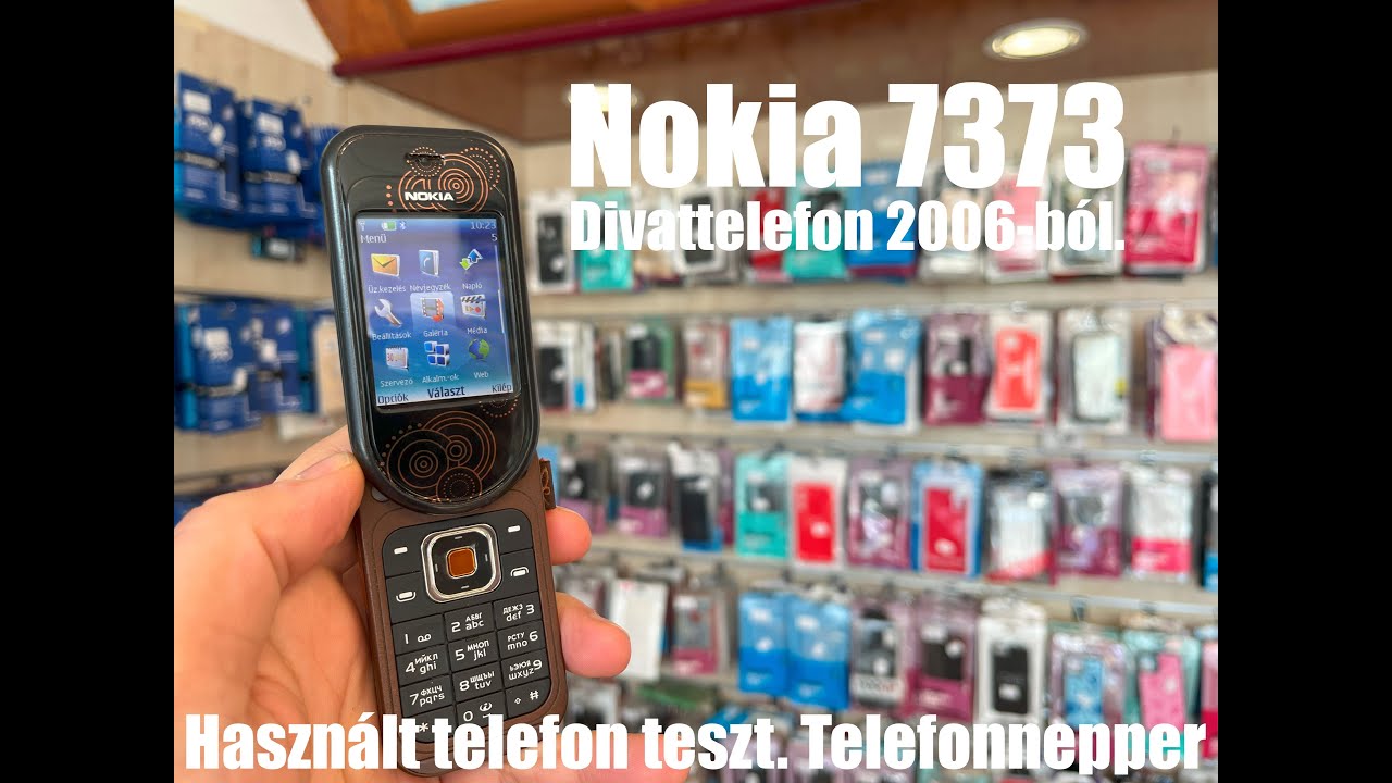 Nokia 7373 -Divatos 2006-os. - YouTube
