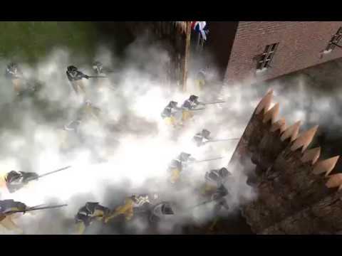 GMOD Swedish Soldiers VS British Fort - Musket War - YouTube