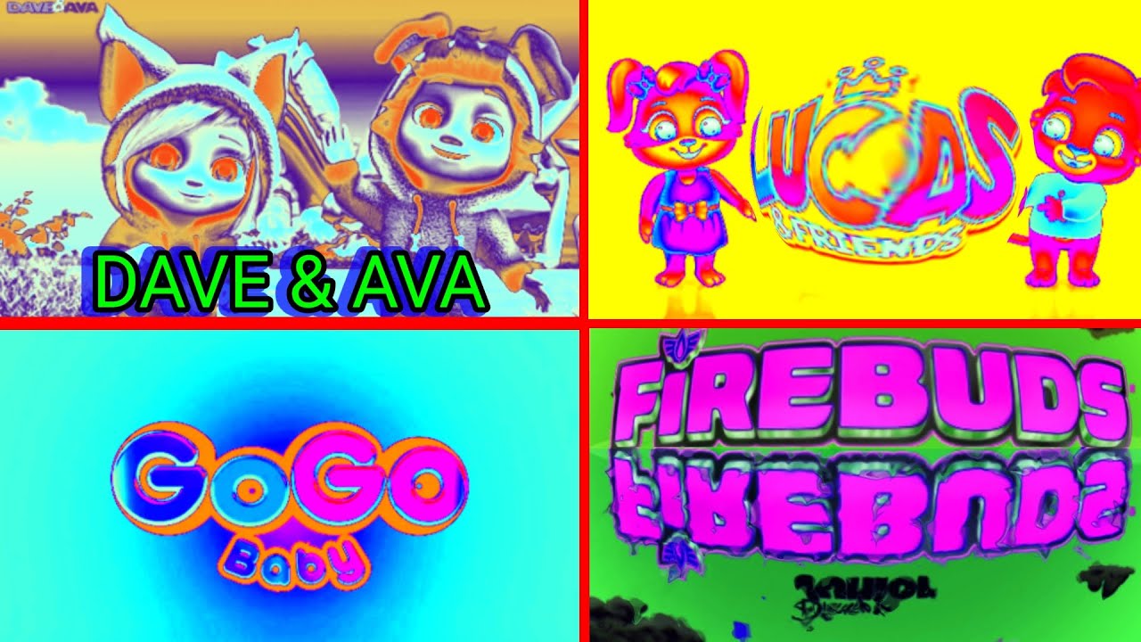 FULL BEST INTRO LOGO COMPILATION/ DAVE & AVA, LUCAS & FRIENDS,GOGO BABY ...