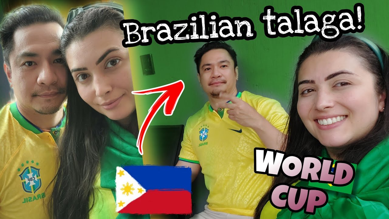 MY FILIPINO HUSBAND in THE WORLD CUP 2022 GAME BRAZIL × SÉRVIA + NINOY ...